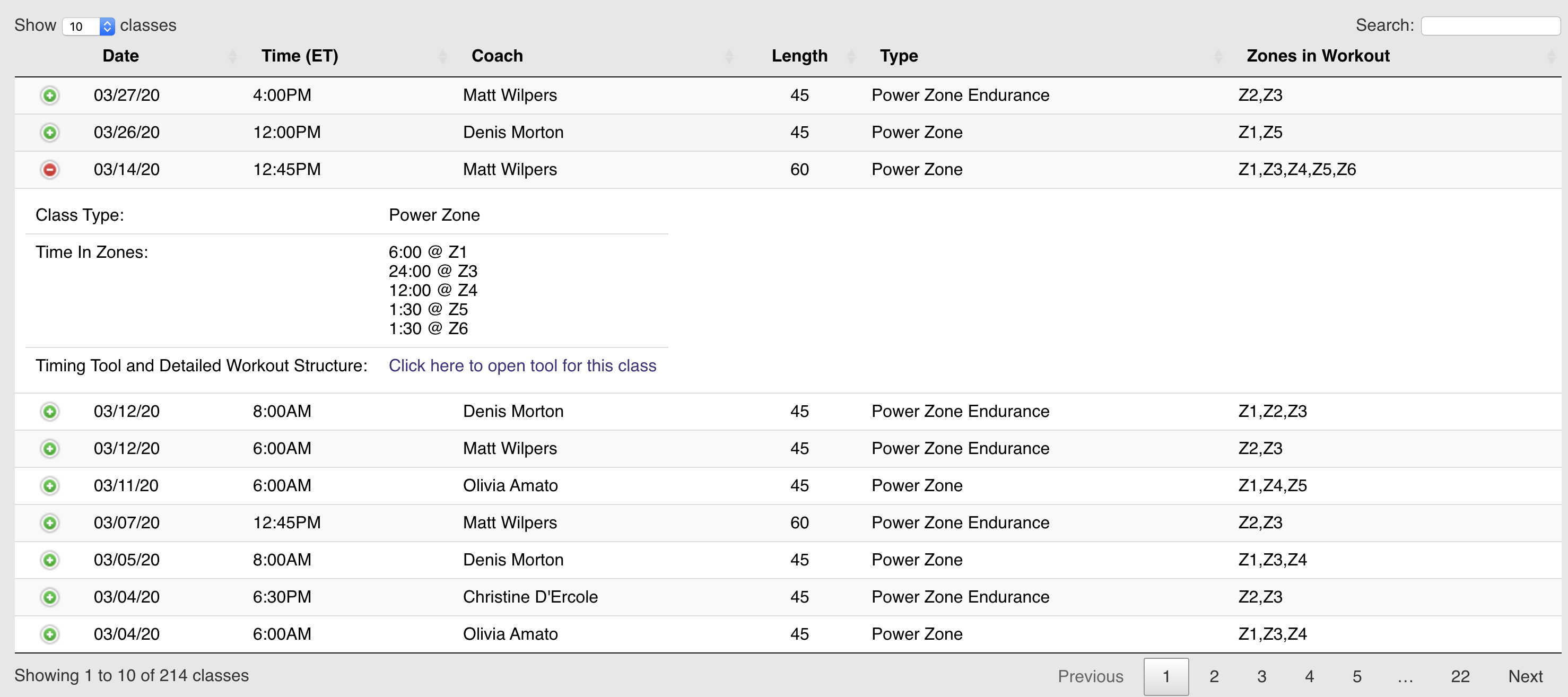 New Free Tool - Power Zone Class Timer & Power Zone Library - Peloton Buddy
