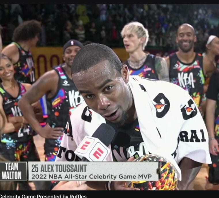 Peloton Instructor Alex Toussaint named 2022 NBA Celebrity All-Star ...