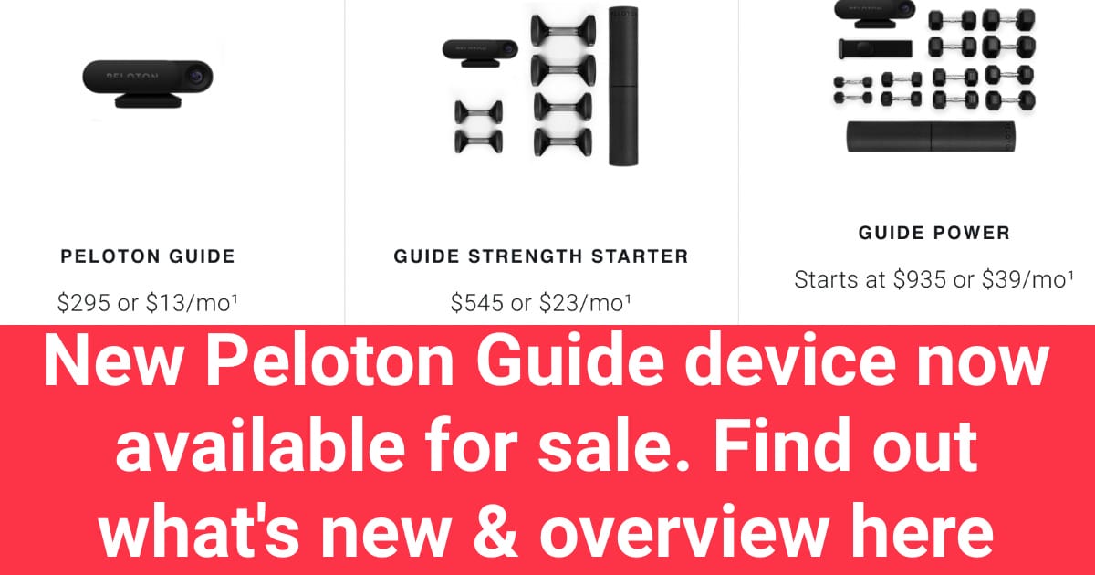 Peloton Guide Strength Device now available for sale. Find out what's ...