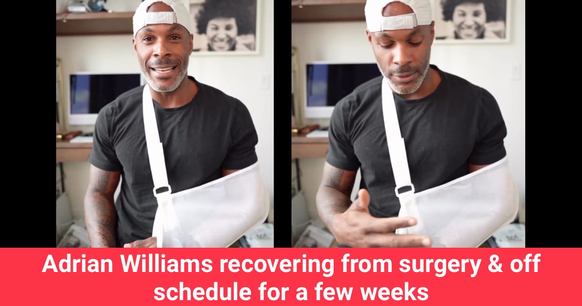 Adrian Williams off Peloton schedule while recovering from surgery ...