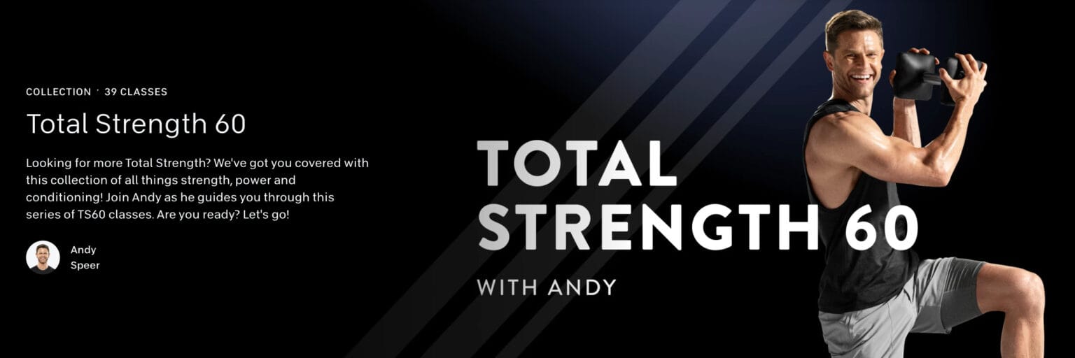 Peloton adds new collection for Total Strength 60 with Andy Speer, split by class focus ...