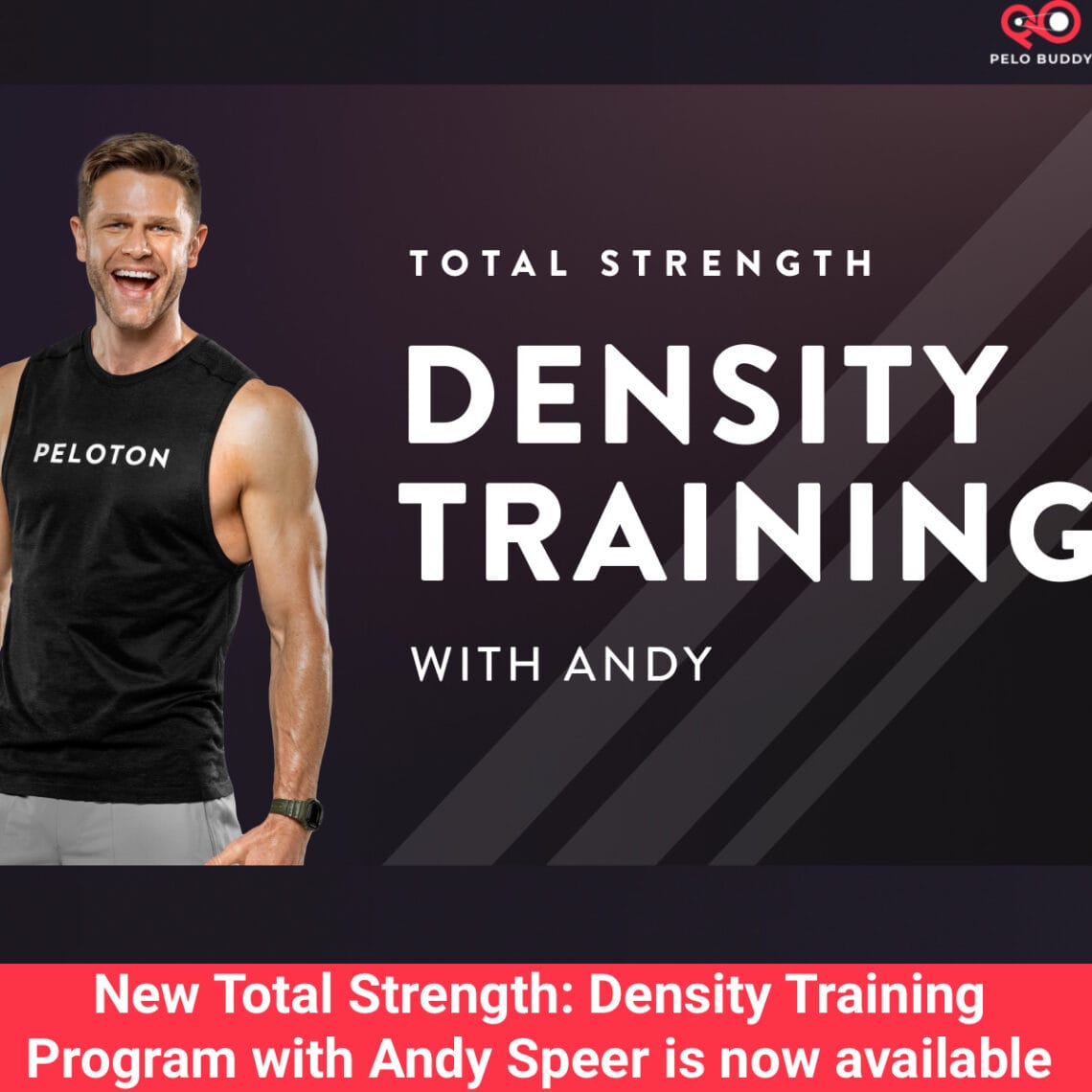 New Peloton Total Strength: Density Training Program with Andy Speer (Collection of classes ...