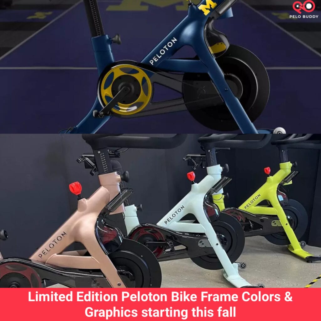 Limited Edition Peloton Bike Frame Colors & Graphics starting this fall ... Limited Edition Peloton Bike Frame Colors & Graphics starting this fall ...