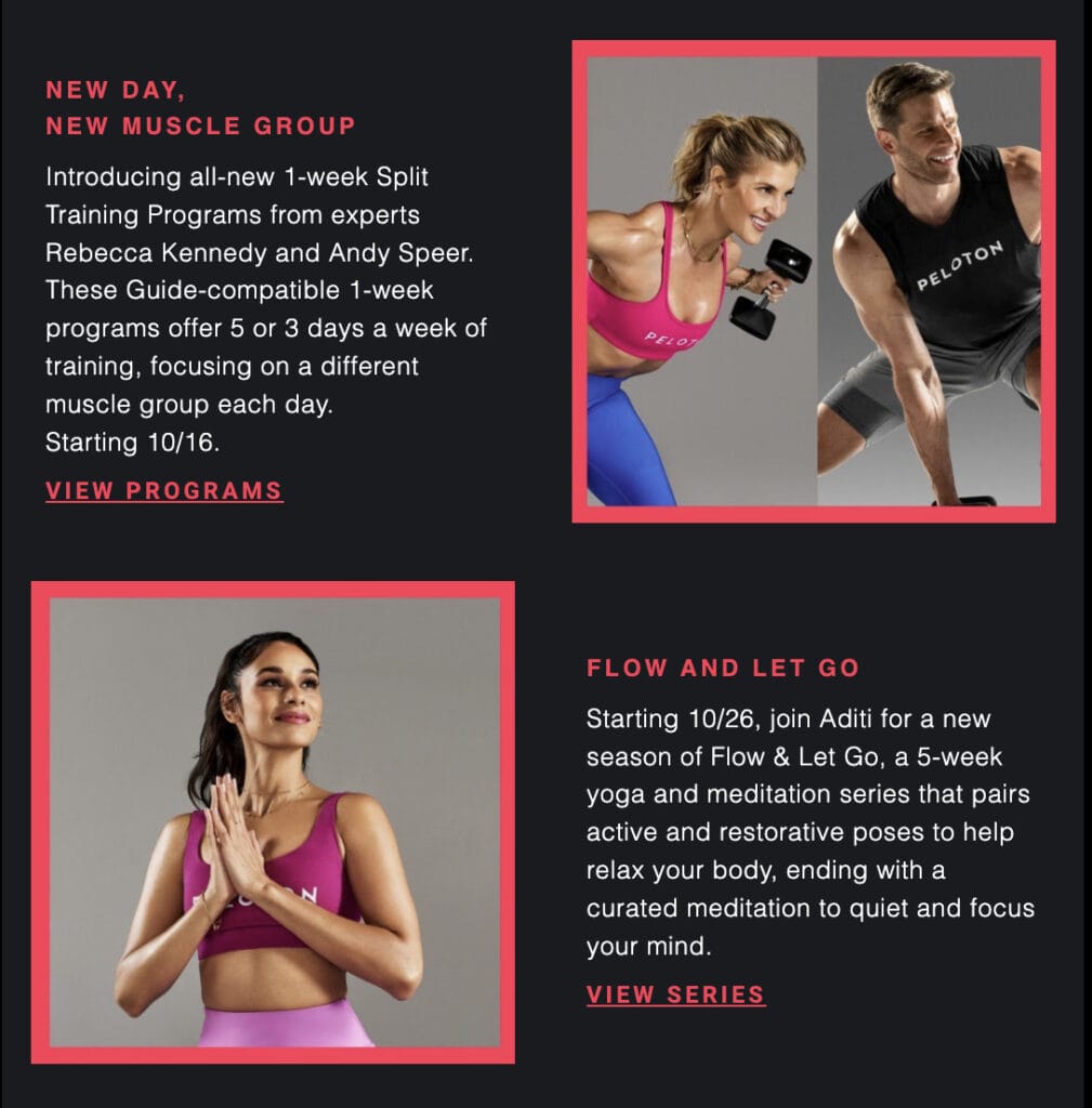 New Peloton Split Strength Programs with Rebecca Kennedy & Andy Speer + New Season of Flow & Let ...