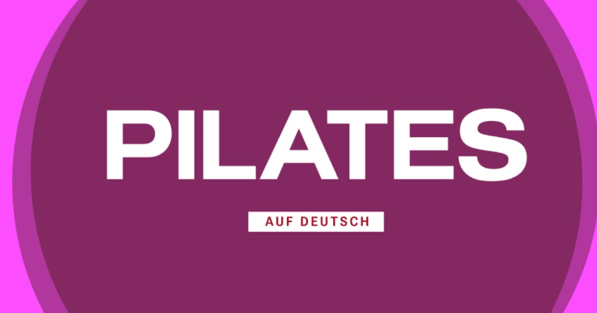 Mila Lazar teaching German Peloton Pilates + Collection with Dubbed ...