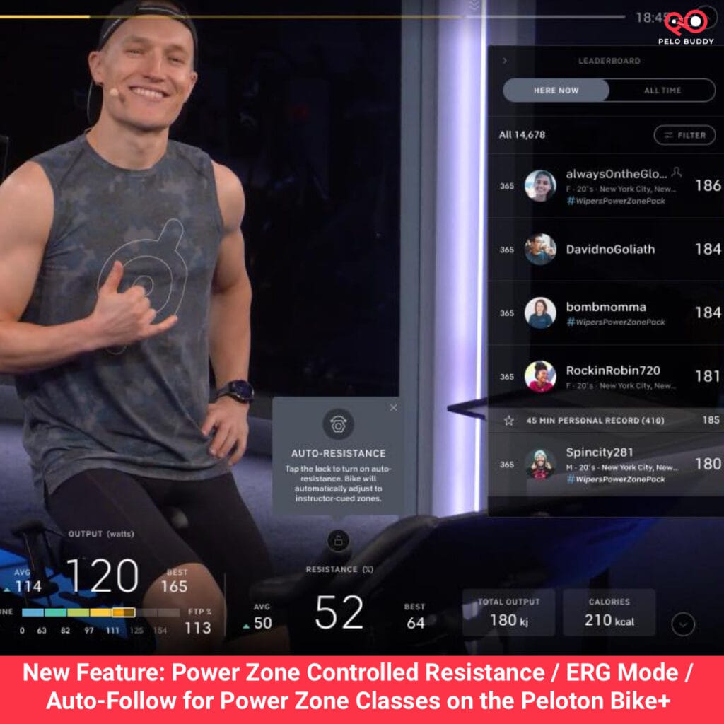 New Feature: Peloton Power Zone Controlled Resistance / ERG Mode / Auto ...