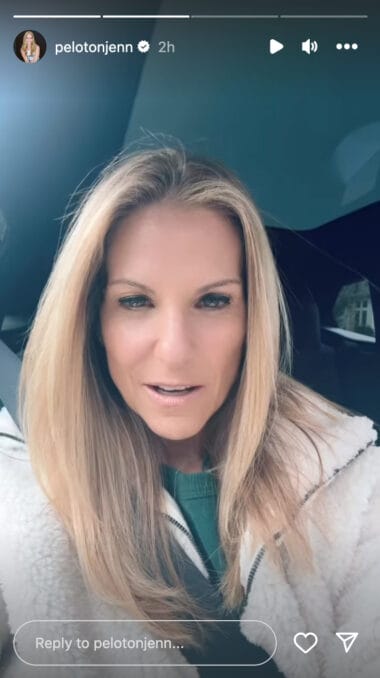 Peloton Instructor Jenn Sherman Updates Members On Class Schedule ...