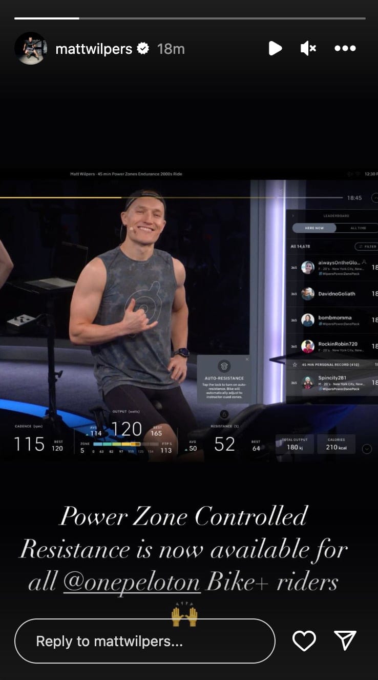 New Feature: Peloton Power Zone Controlled Resistance / ERG Mode / Auto ...