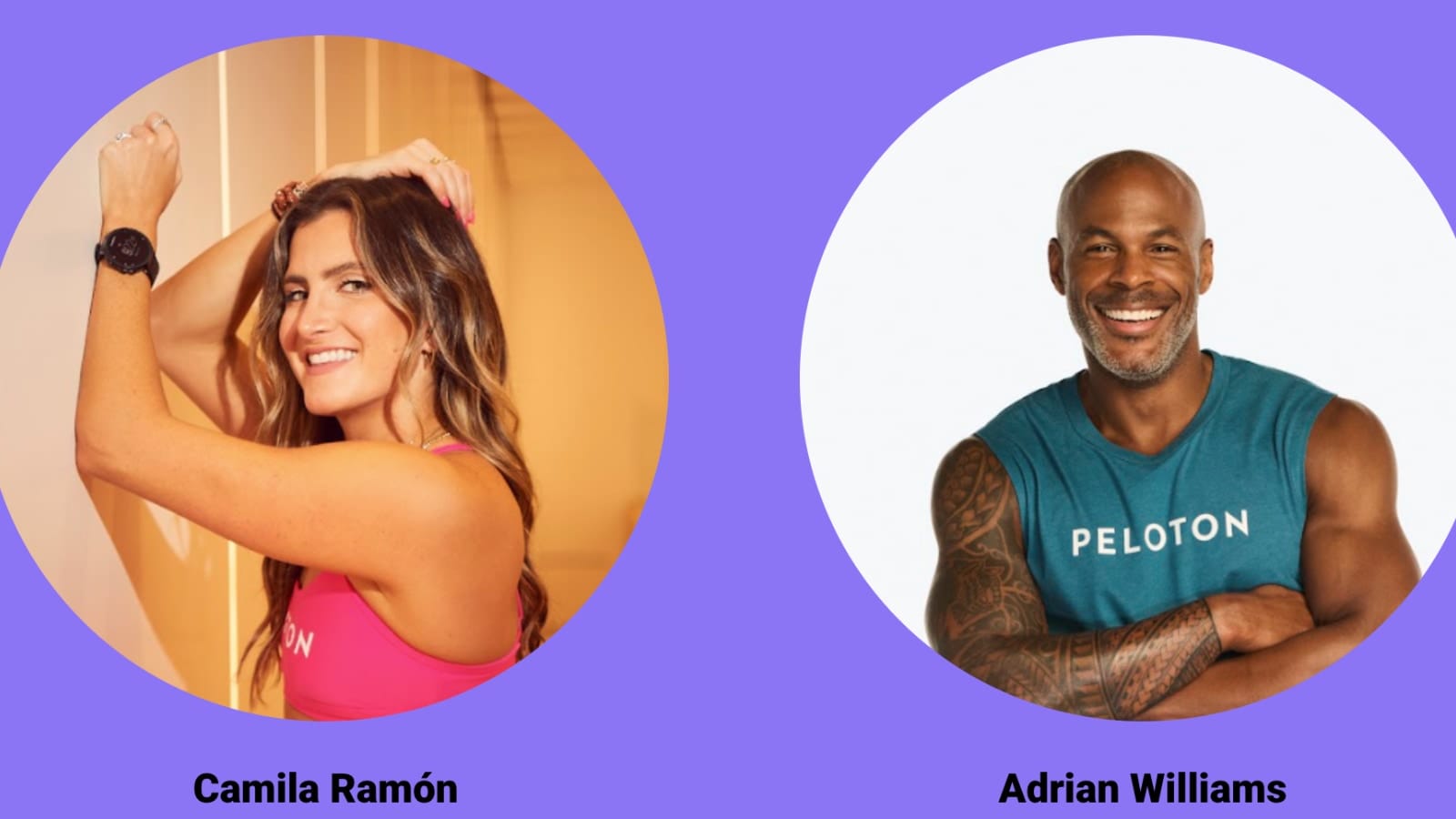 Peloton Virtual Community Event with Camila Ramón & Adrian Williams for ...