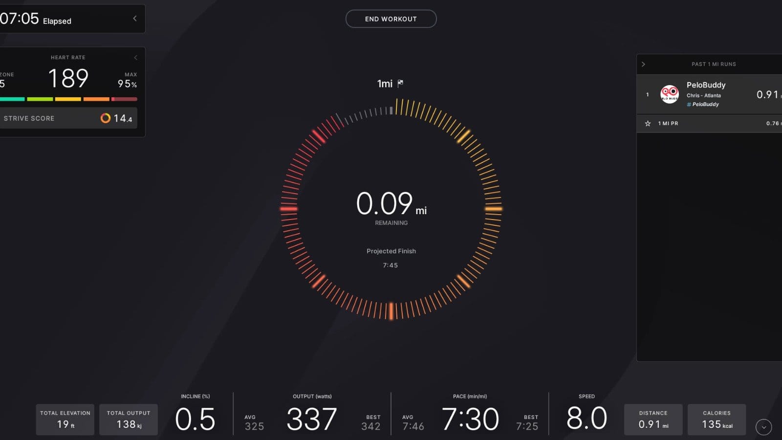 Peloton adds 1 mile benchmark run for tread & 2 kilometer (2k ...
