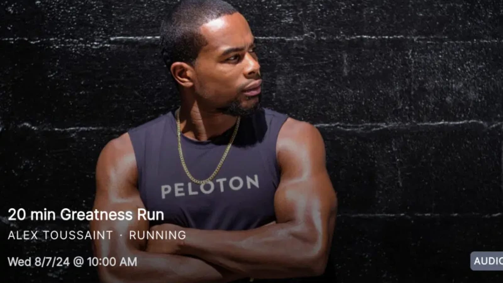 New Peloton Outdoor "Greatness Runs" with Alex Toussaint - Peloton Buddy