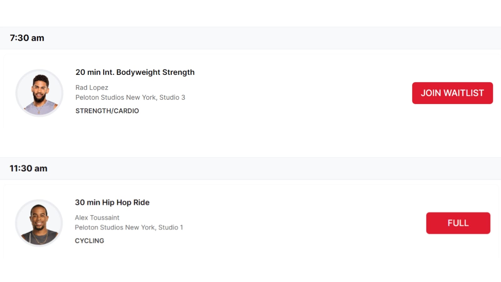 How to Sign Up For the Waitlist for a Peloton Class in New York Or London Peloton Studios In ...