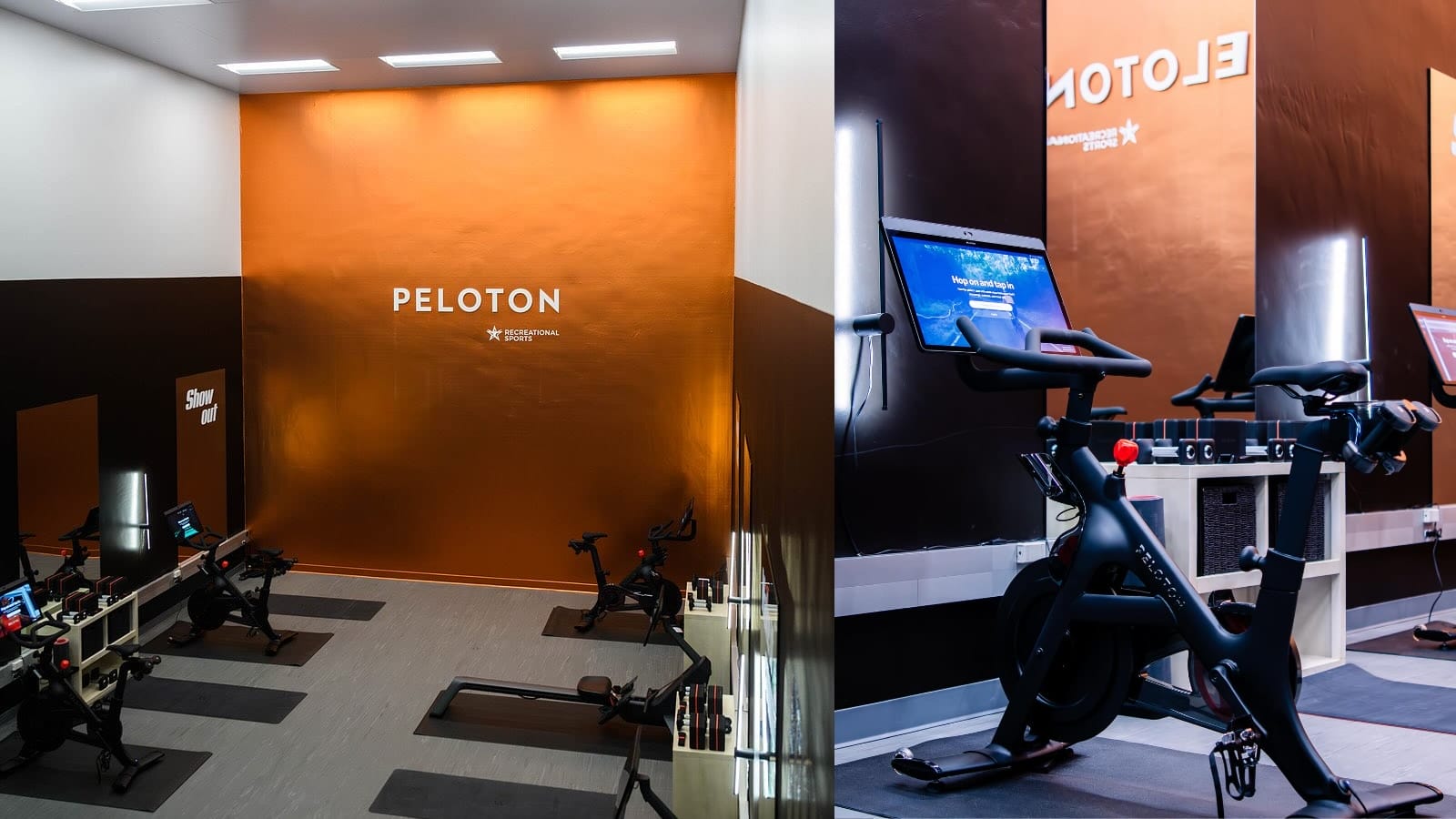 Peloton at Texas - Branded Peloton Area in Gym at University of Texas ...