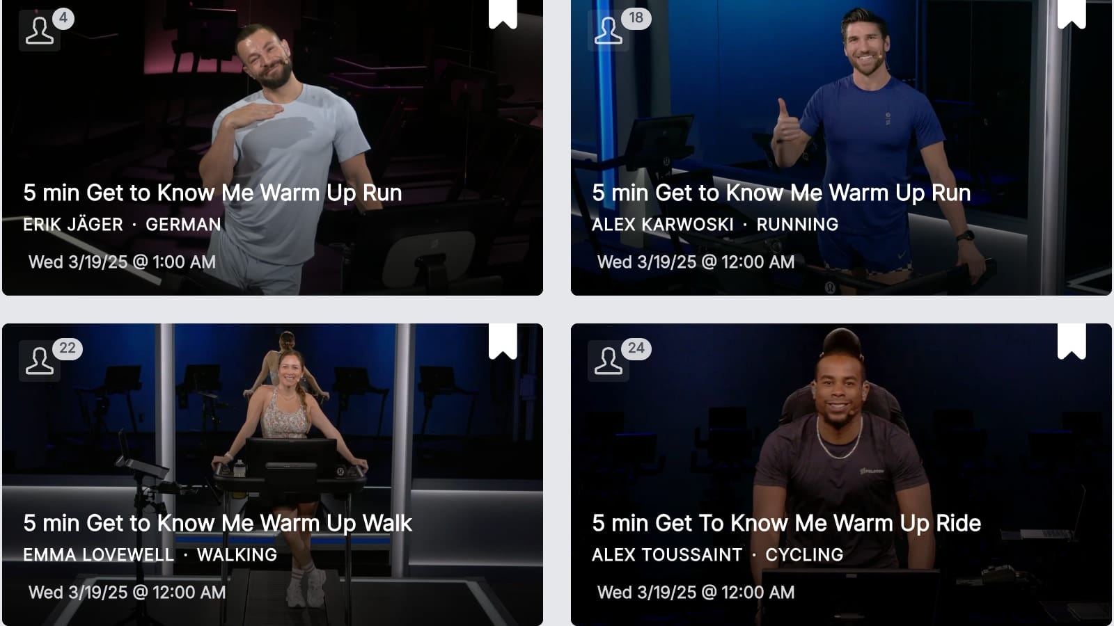 More "Get To Know Me" Peloton Classes Added - Peloton Buddy